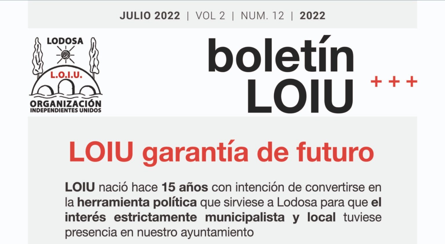 LOIU publica un nuevo boletín para la ciudadanía – L.O.I.U.